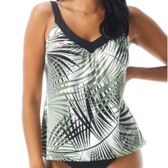 Coco Reef | Swim | Coco Reef Core Printed Brasized Tankini Top | Poshmark